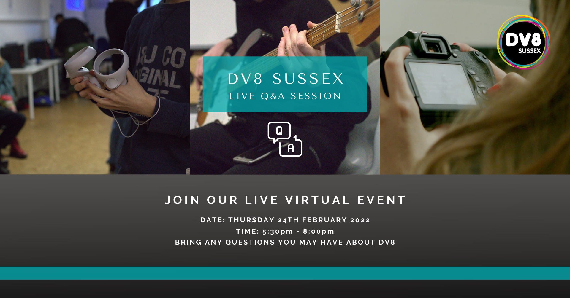 Join Us For Our Virtual Q&A Event 2022 - DV8 Sussex